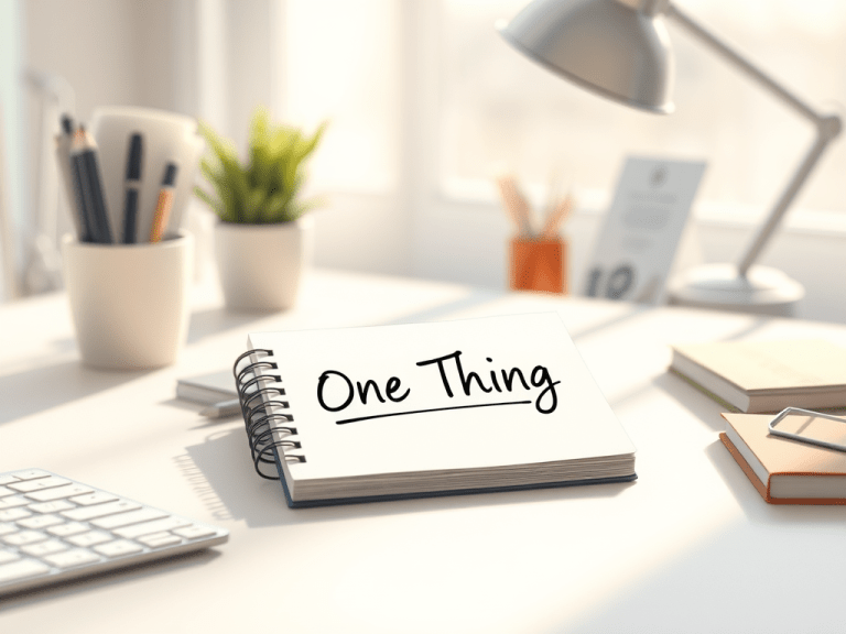 The One-Thing Rule: How to Focus on What Truly Matters – The Tidy Journey